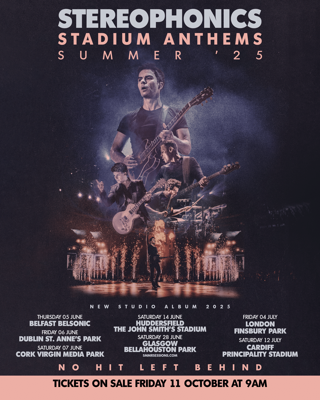 Stereophonics announce UK tour for 2025