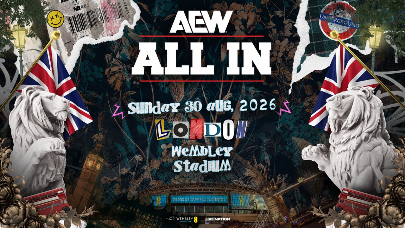 All Elite Wrestling returns to Wembley Stadium in 2026